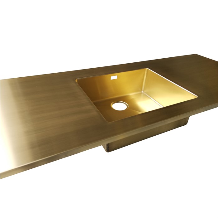 Messing bordplade | Eksklusive bordplader i messing på mål